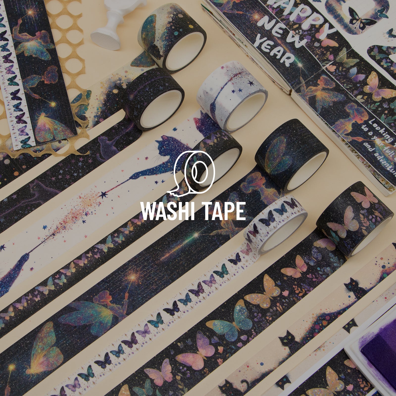 IEEBEE Original Washi Tape - Perfect for Crafting & DIY Projects