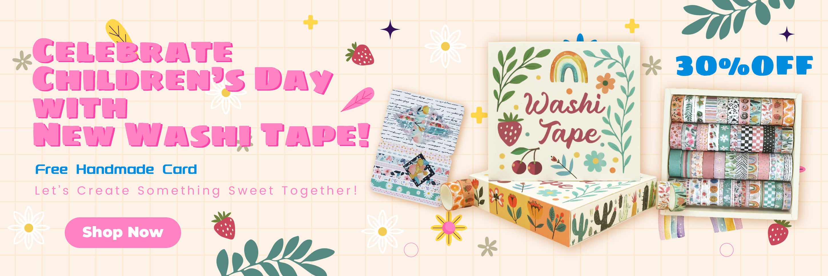 IEEBEE Original Washi Tape - Perfect for Crafting & DIY Projects