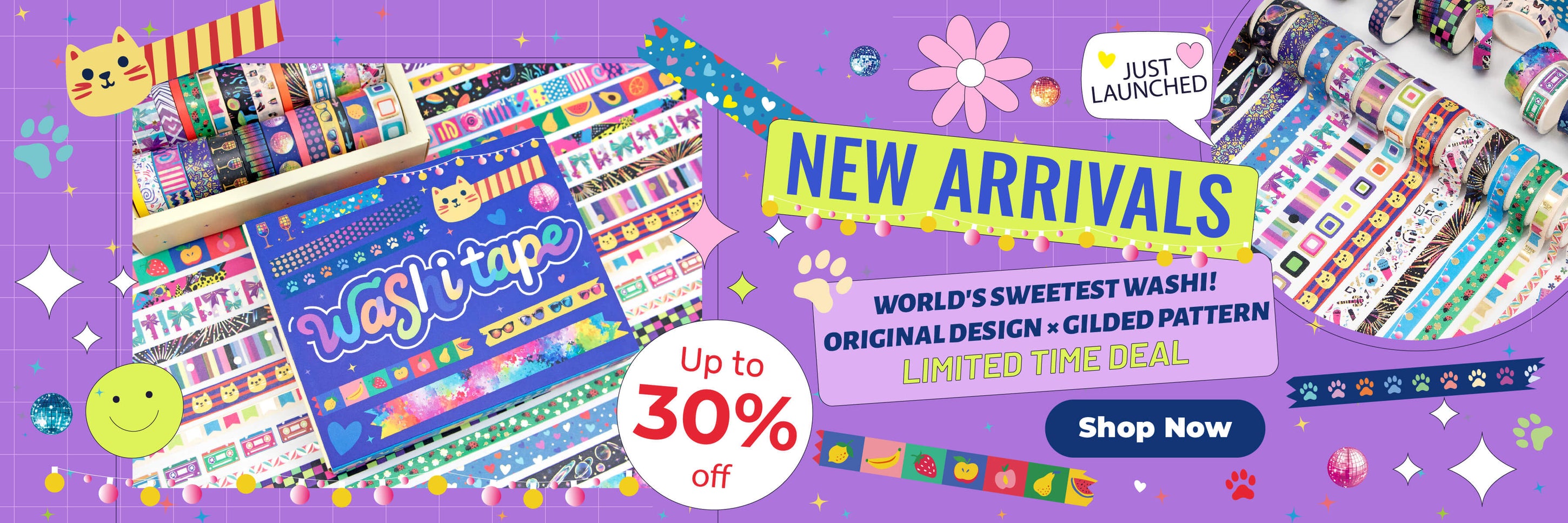 IEEBEE Original Washi Tape - Perfect for Crafting & DIY Projects