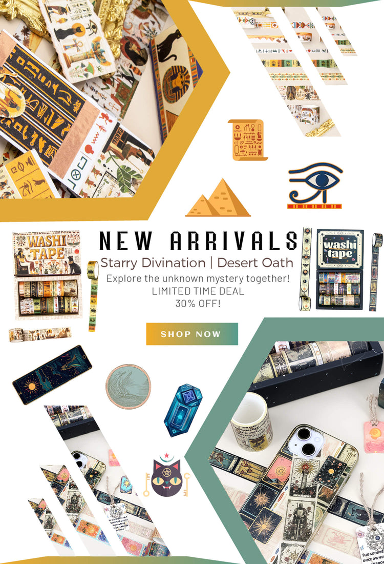 IEEBEE Original Washi Tape - Perfect for Crafting & DIY Projects